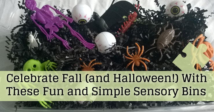 Celebrate Fall (and Halloween!) by Making Sensory Bins | Therapy Source